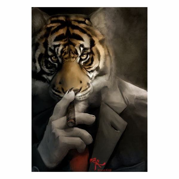 Smoking Tiger – CreateSA