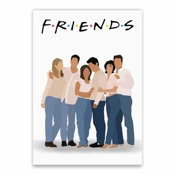 Animated Friends Poster - CreateSA