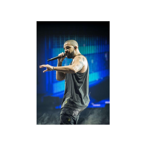 Drake Blue Stage Poster - CreateSA