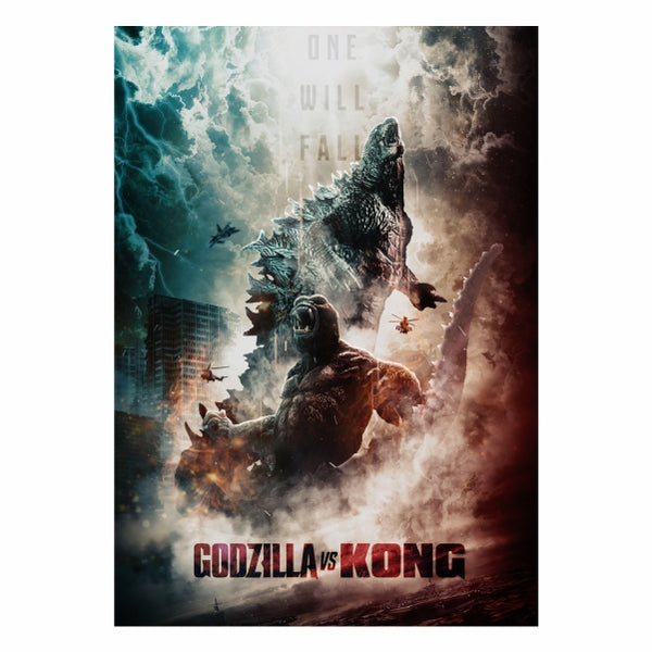 Godzilla Movie Abstract Poster - CreateSA