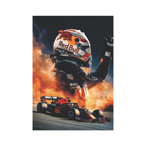 Max Verstappen Car Red Bull Poster - CreateSA