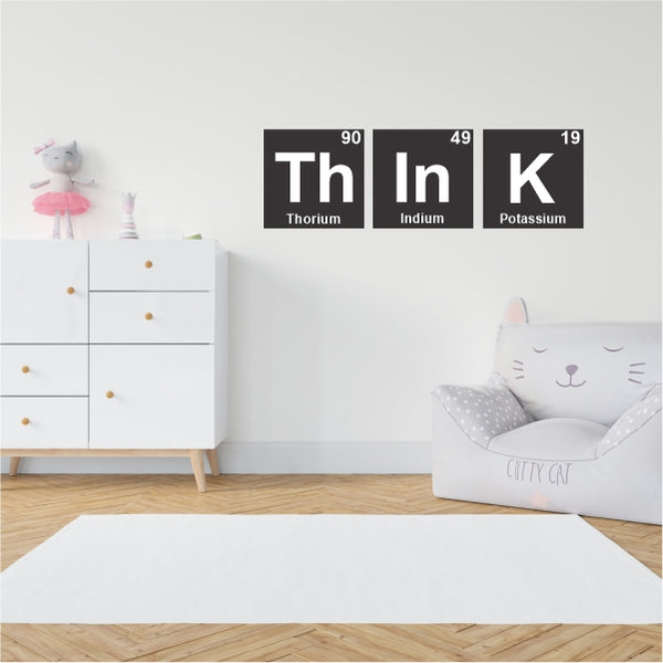 Periodic Table Of Think Decal - CreateSA